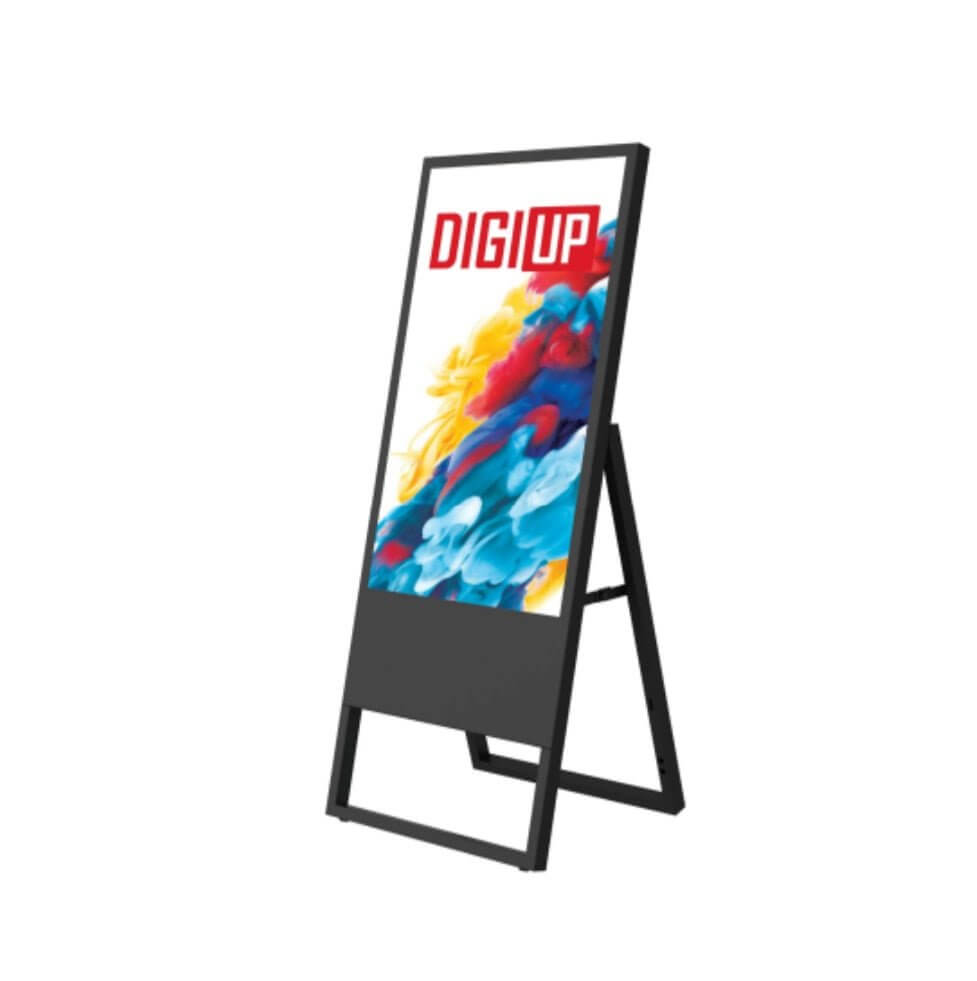 Display - DIGI UP Stand og BIG LEDUPS. Ren og elegant synlighet – Printd